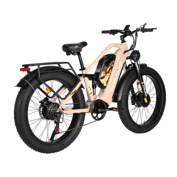 PHILODO Jumbo Dual Motor Dual Battery Full Suspension Electric Bike – PHILODO BIKES
