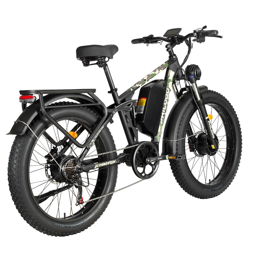 PHILODO Forester 60V Dual Motor Electric Bike Full Suspension – PHILODO ...