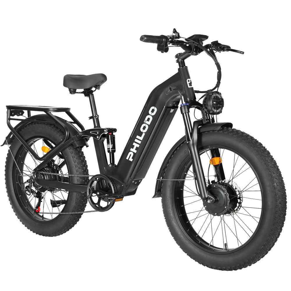 PHILODO FALCON 60V Dual Motor Electric Bike Full Suspension – PHILODO BIKES