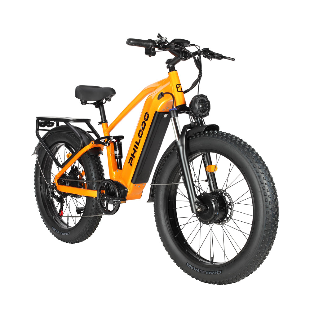 PHILODO FALCON 60V Dual Motor Electric Bike Full Suspension – PHILODO BIKES
