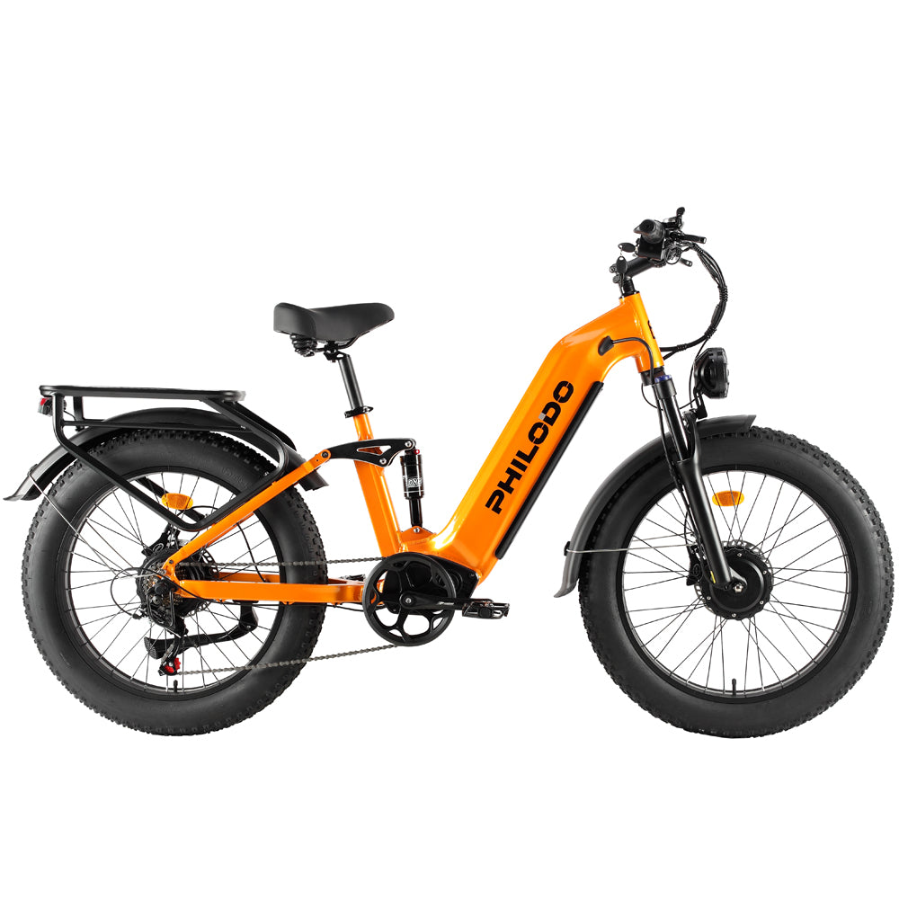 PHILODO FALCON 60V Dual Motor Electric Bike Full Suspension – PHILODO BIKES