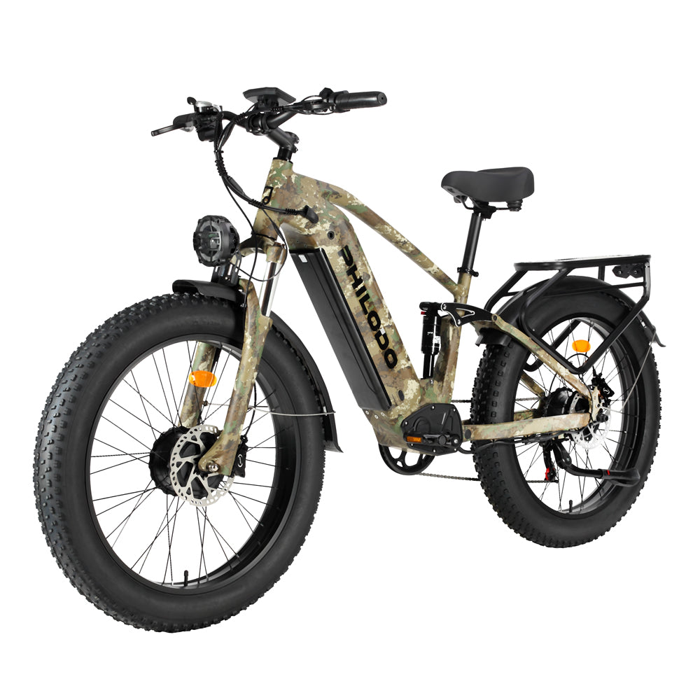 PHILODO FALCON 60V Dual Motor Electric Bike Full Suspension – PHILODO BIKES